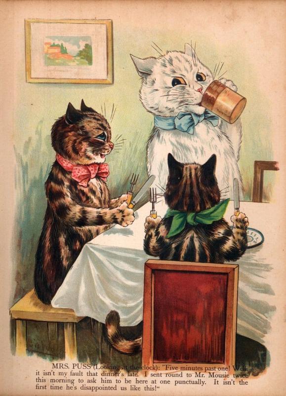 Les chats victoriens et les dessins de Louis Wain - Les News chiens et ...